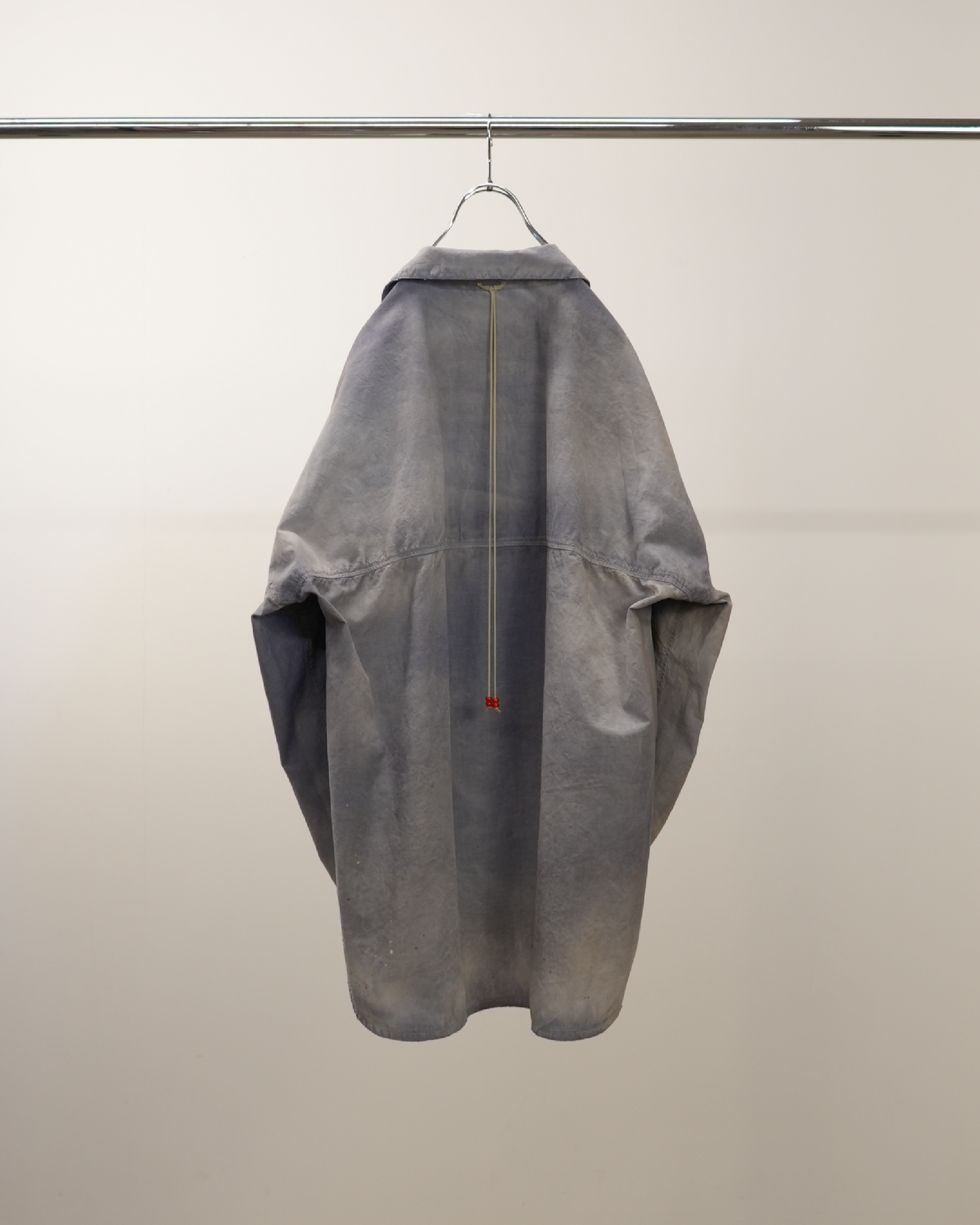 AGING CHAMBRAY LONG SHIRT(DUSKY PURPLE) – ANCELLM