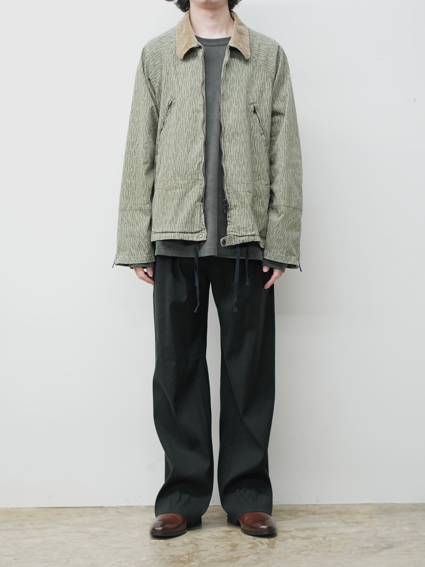 CAMO ZIPUP JACKET(RAIN DROP CAMO) – ANCELLM