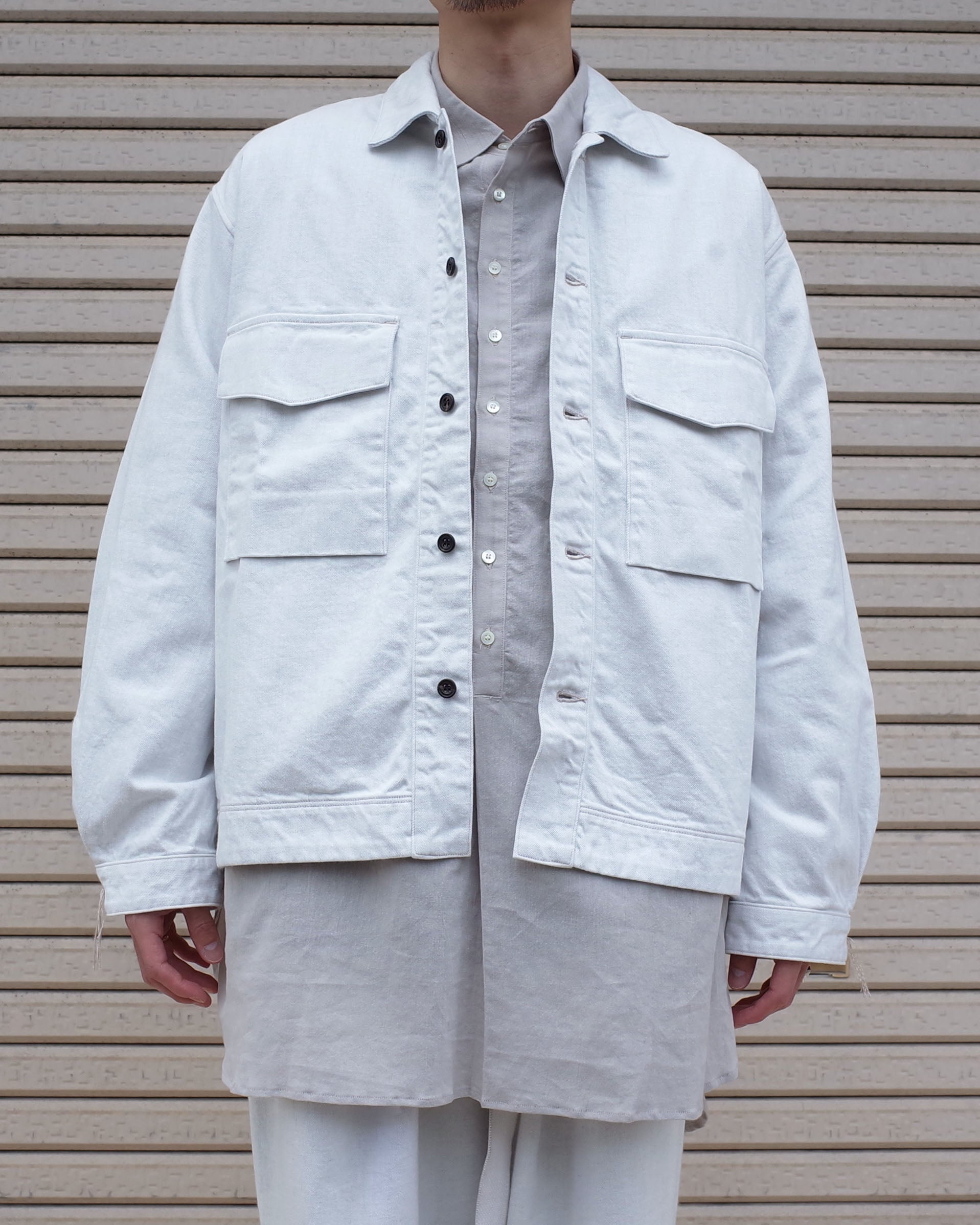 SNOW DENIM SHIRT JACKET – ANCELLM